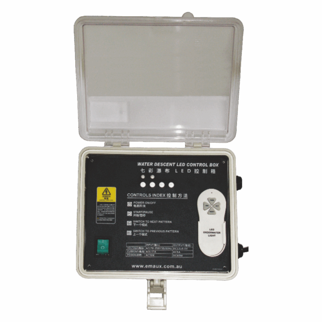 Emaux Led Water Descent Control Box | Pool Spa and Filtration Supplies ...